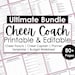 Cheer Coach Bundle: Tryouts, Captain Application, Planner (editable) - Etsy