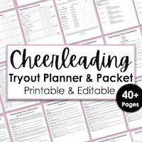 Cheerleading Tryouts - Score Sheet - Etsy