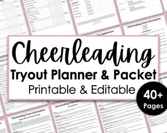Cheer Tryout Editable Scoresheet - Etsy