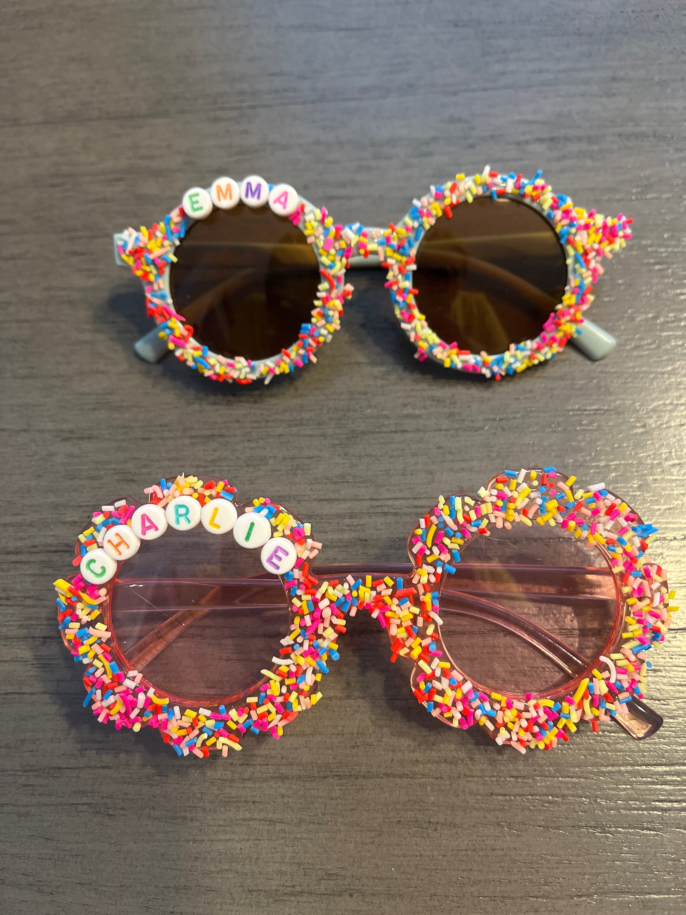 Custom Kids Sprinkle Sunnies | Personalized Sprinkle Sunglasses | Kids ...