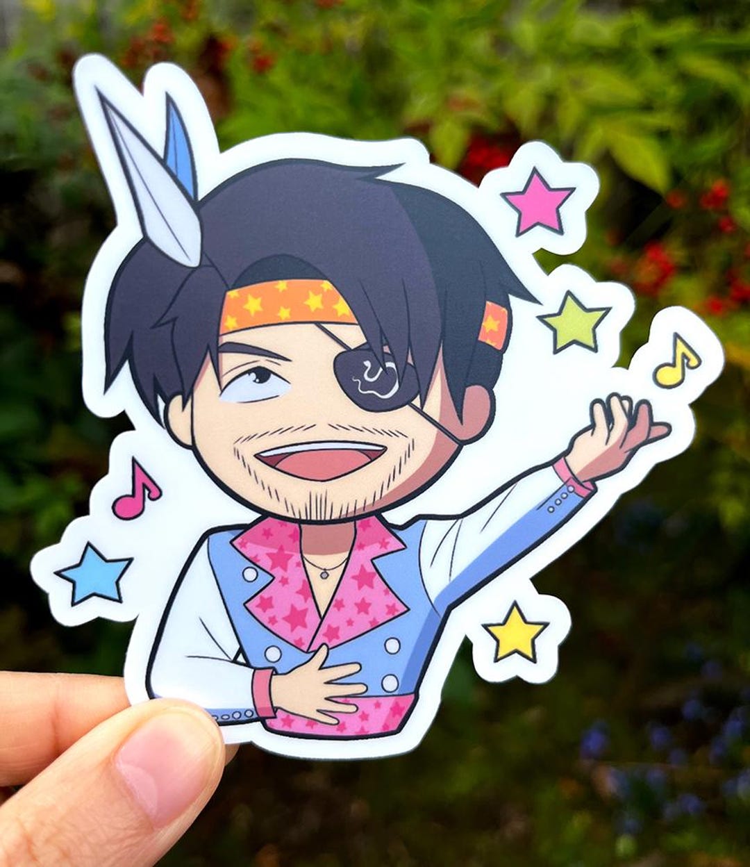 Like A Dragon Pirate Yakuza in Hawaii Idol Majima Sticker - Etsy