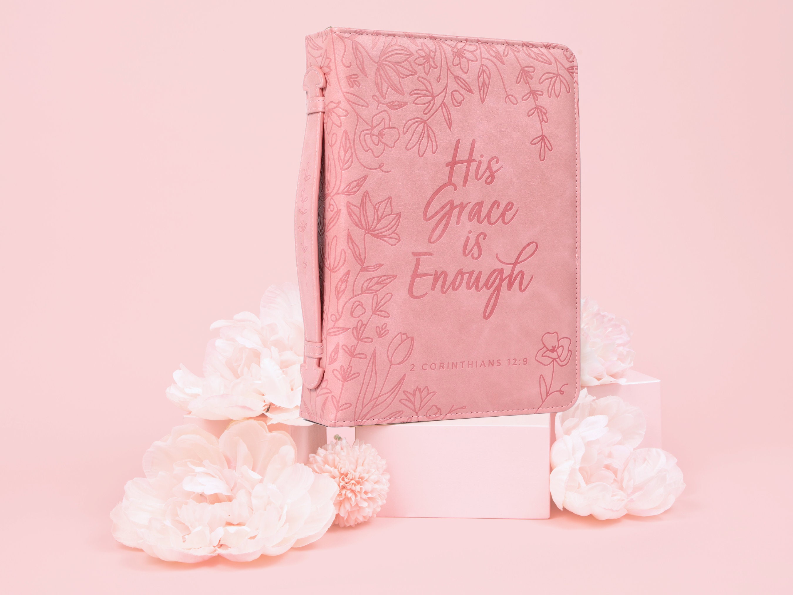 Large Bible Covers for Women Girls Bible Cover Case for Women Pink ...