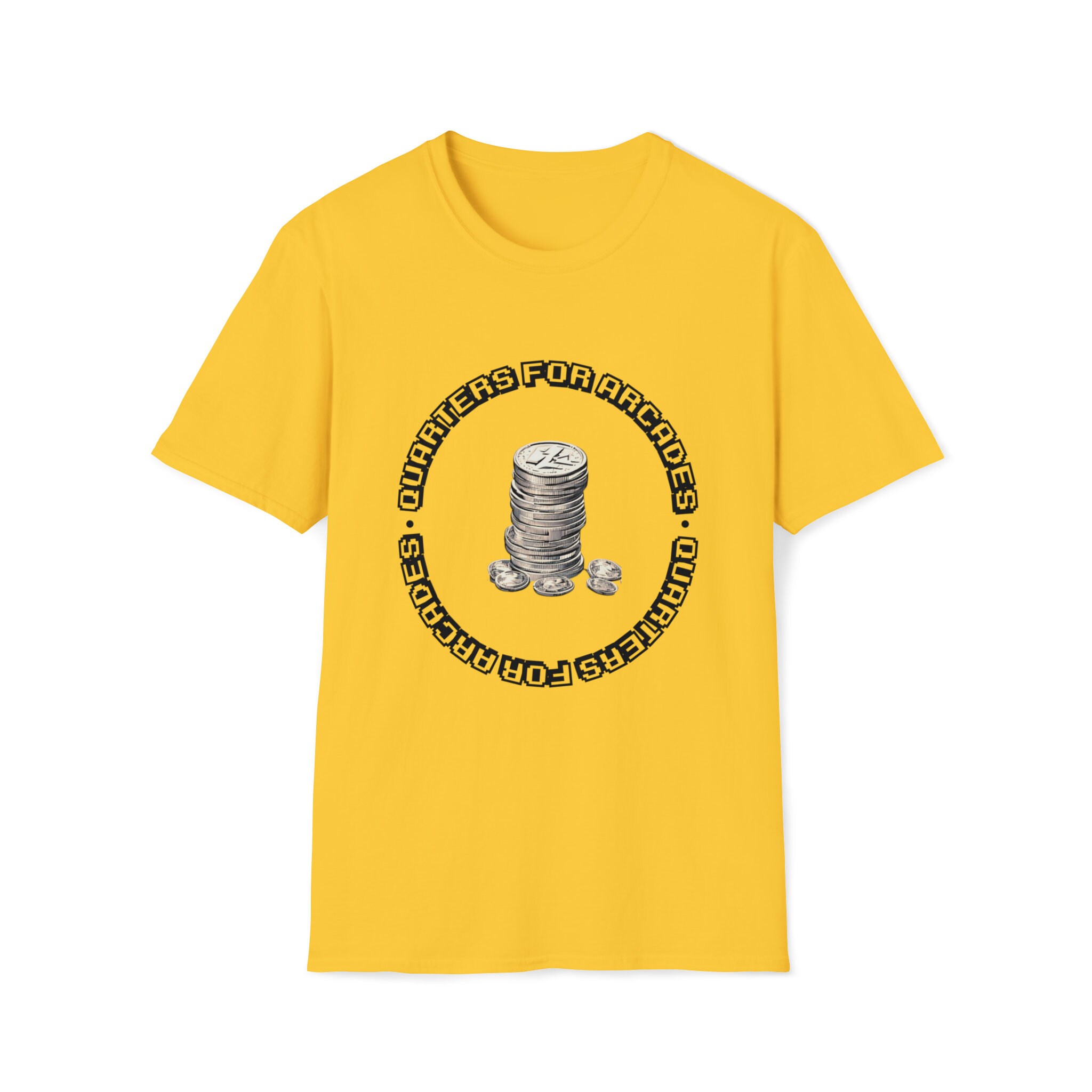 Retro Gaming Coins Quarters Tshirt Shirt - Etsy