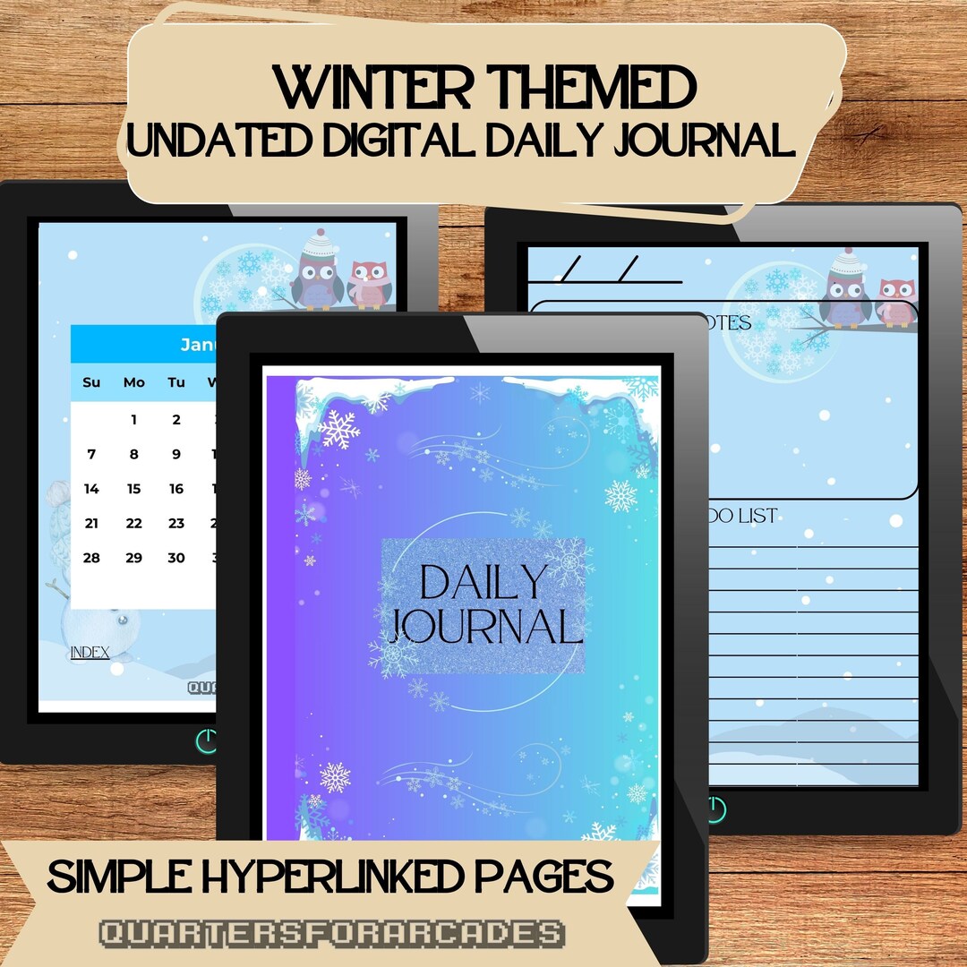 Undated Digital Journal, Daily Digital Journal, 2024 Journal ...