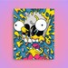 Exploded Bart Simponcanvas - Etsy