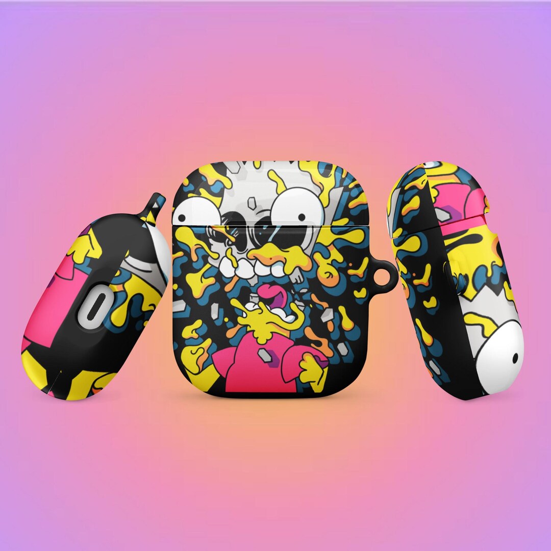 Exploded Bart Simpson case for Airpods® - Etsy
