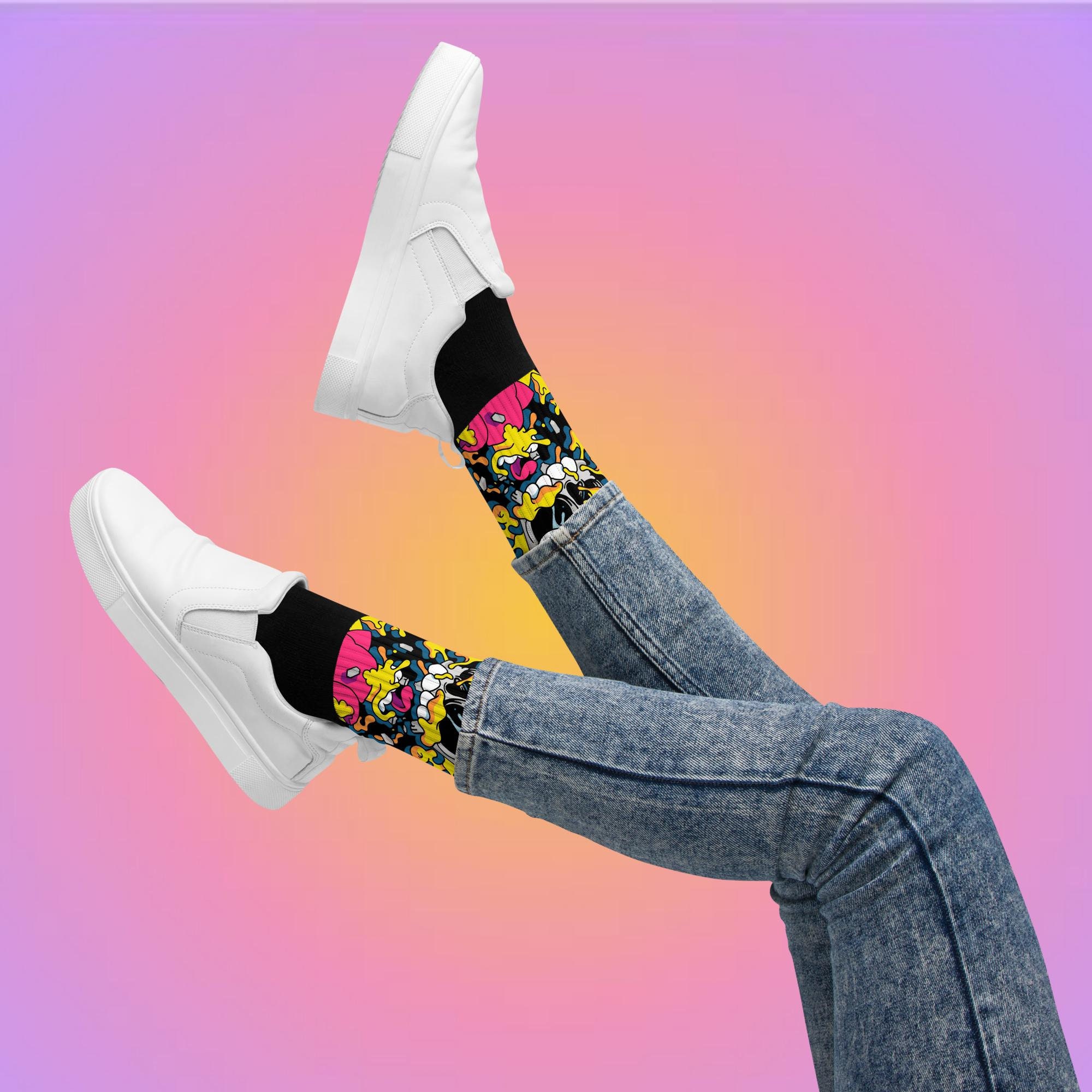 Exploded Bart Simpson socks - Etsy