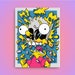 Exploded Bart Simponcanvas - Etsy
