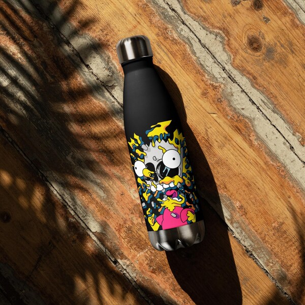 Bart Simpson Water Bottle - Etsy