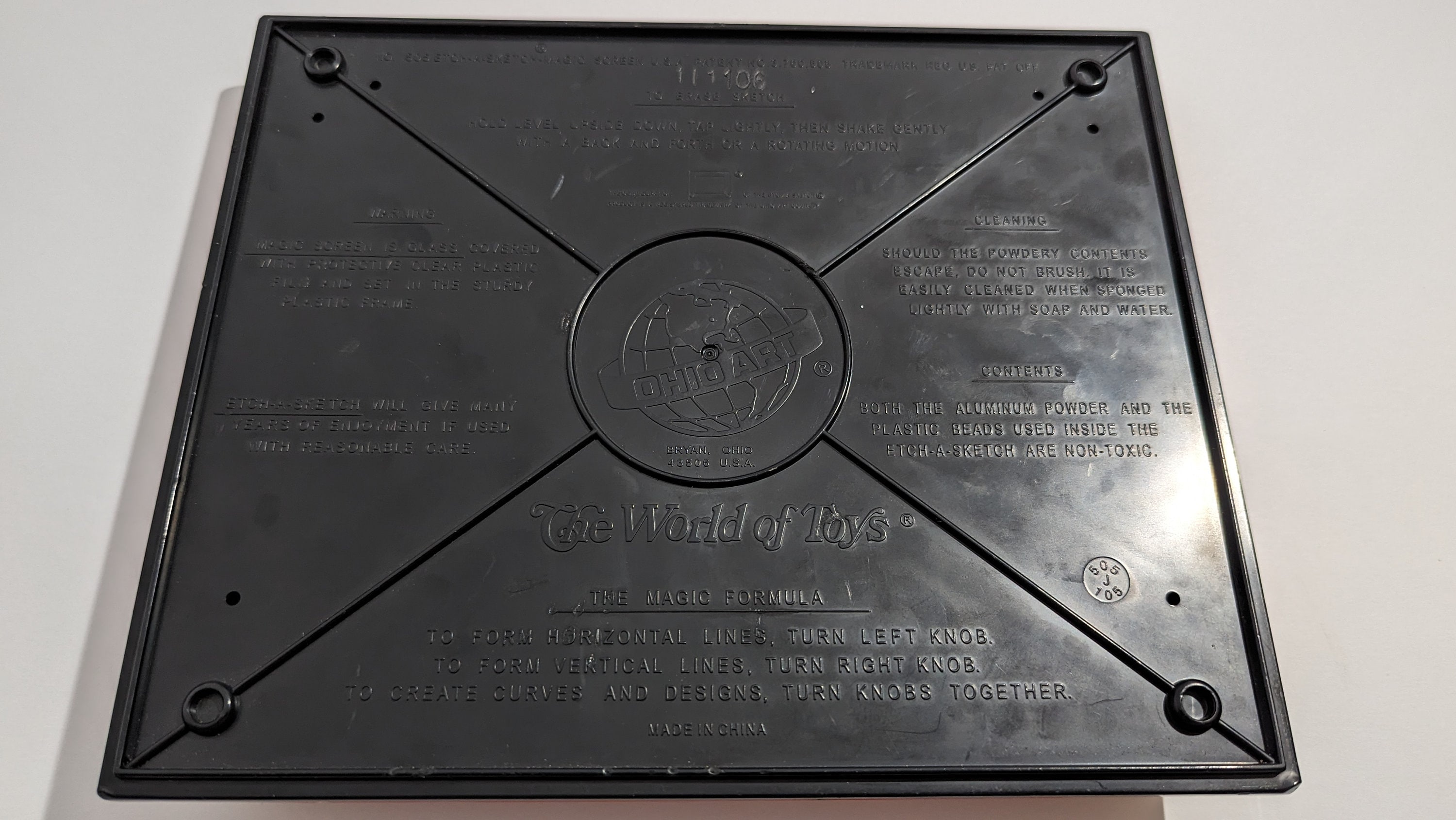 Vintage 1980s Magic Etch A Sketch Screen - Etsy