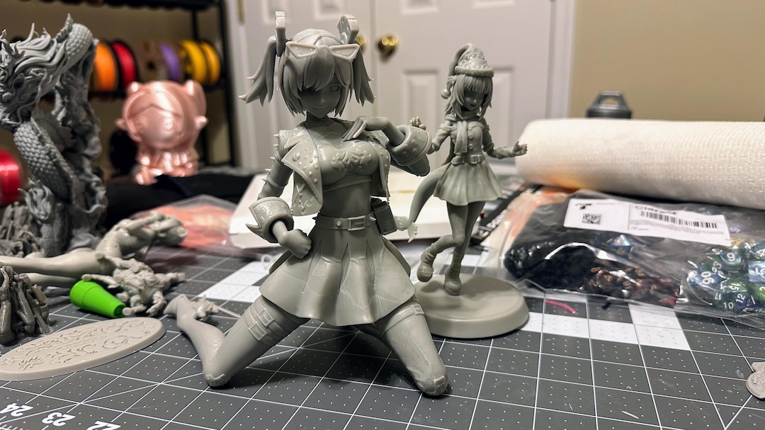 Custom Resin 3D Printing Service Anime Figures, Video Game Models ...
