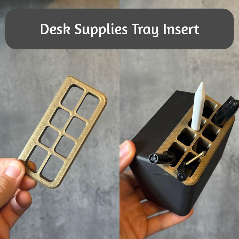 Modular Ikea Skadis Bin - Pegboard Organization Storage, Pen Holder ...