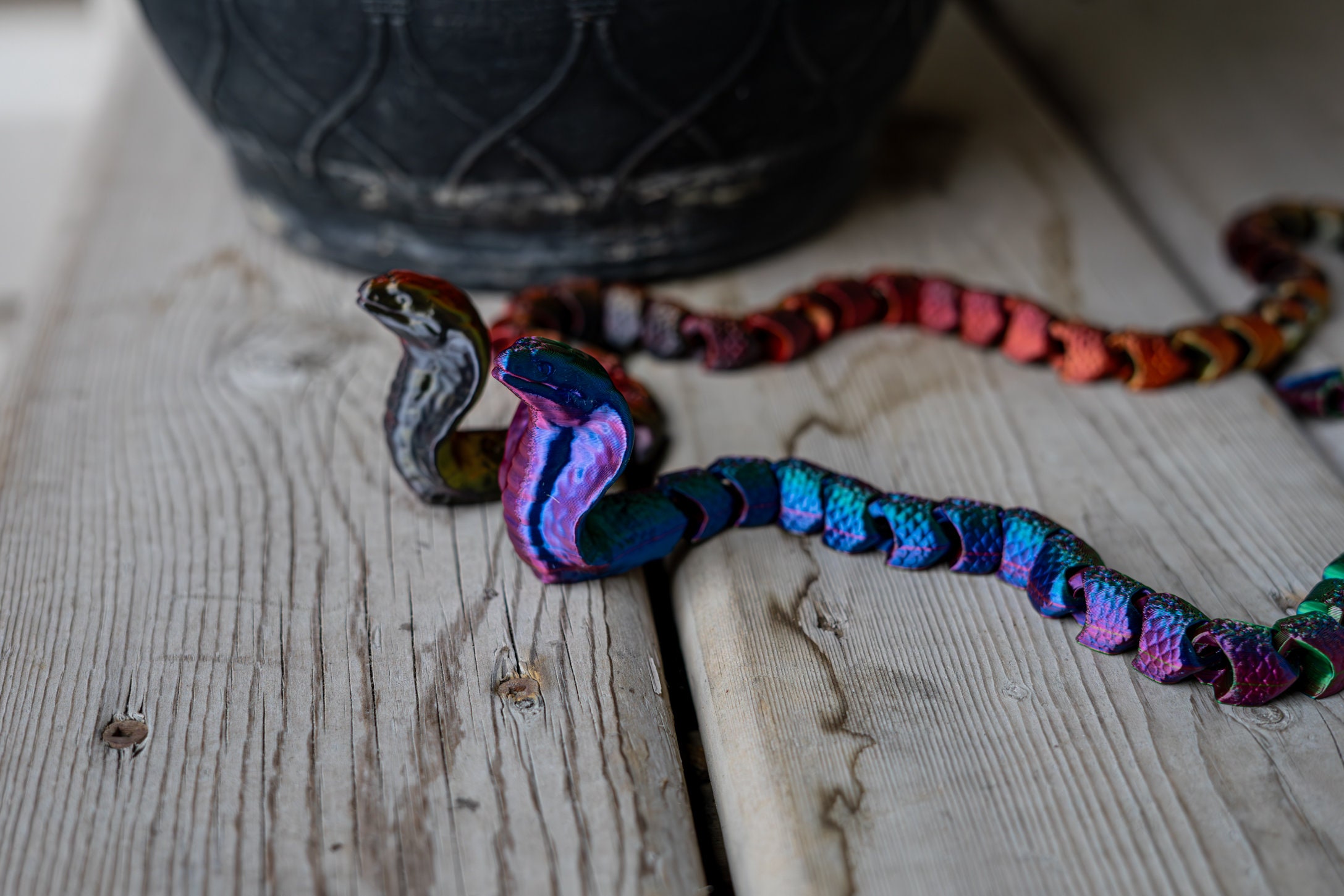 Sneaky King Cobra 3D Printed Articulated Snake - Etsy Australia