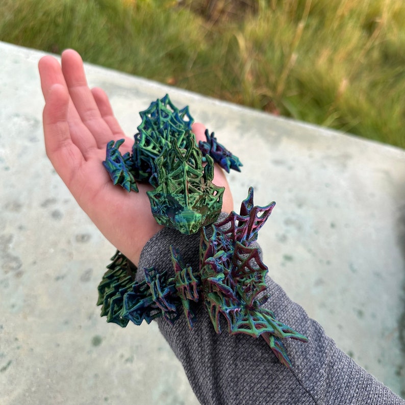 Wicked Spider Dragon 3D Printed Articulating Sensory Toy - Etsy Australia