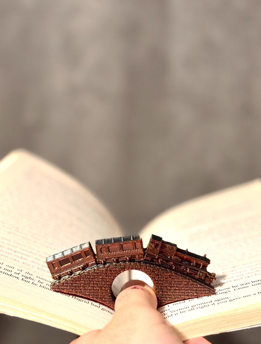 Train Express Page Holder, Book Page Holder, Book Ring, Bookish Gifts ...