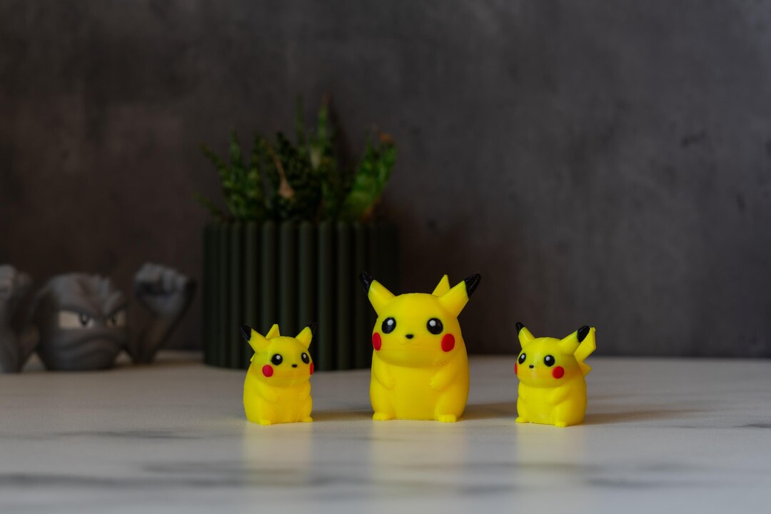 Mini Pickahu Pokémon 3 Sizes Tiny Cute Pokemon Figures Collect Them All ...
