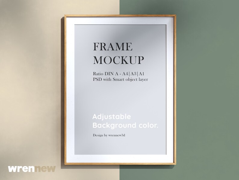 Maqueta de marco de fotos / Plantilla de marco editable / Descarga ...