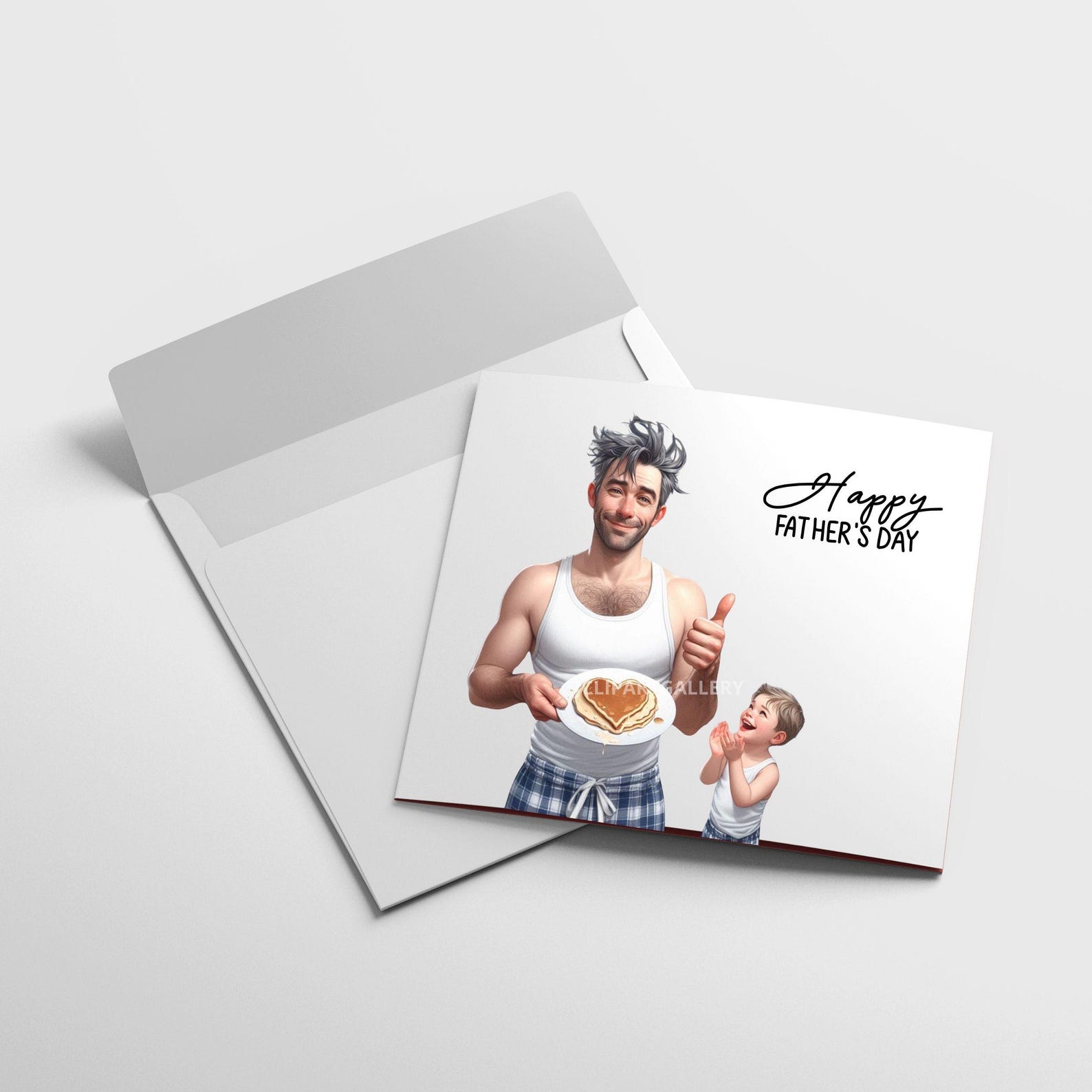 Funny Father's Day Clipart Bundle, Quirky Dad & Kids Art, Funny Family ...