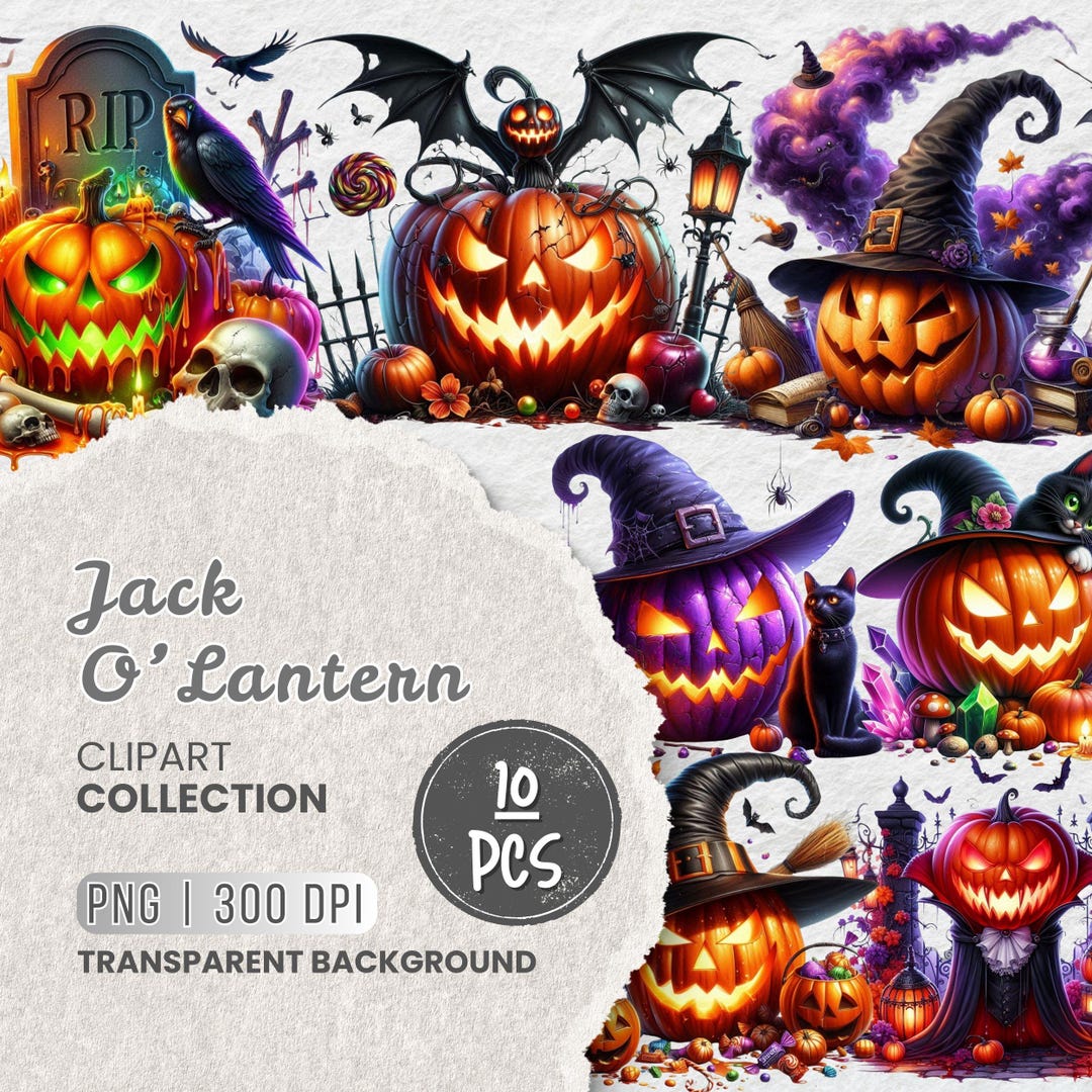 Halloween Pumpkin Clipart PNG, Jack O Lantern Png, Halloween Clipart ...