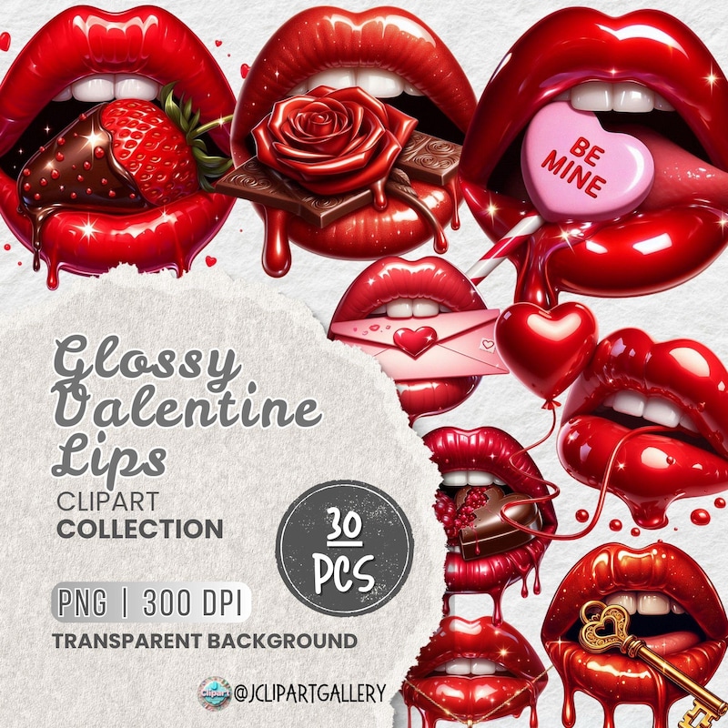 Lip Clipart - Etsy