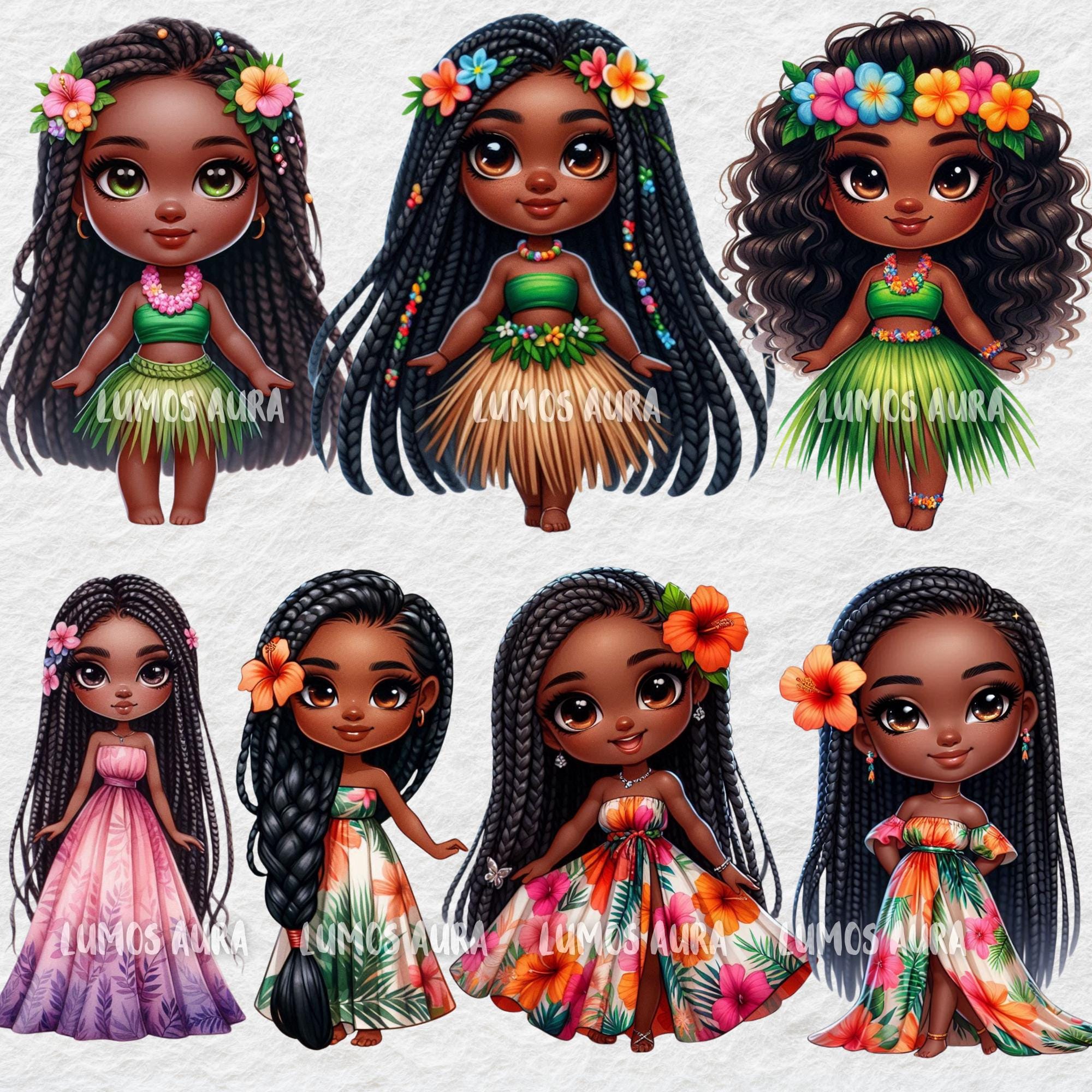Summer Black Girls PNG, Beach Girls Cliparts, African American Girl ...