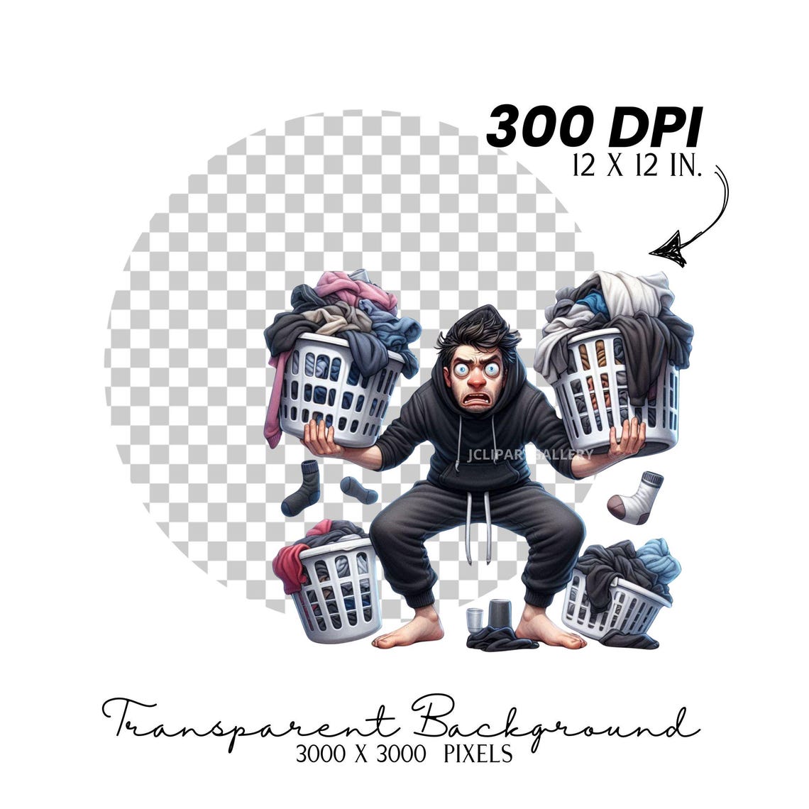 Quirky Sleepy Men Clipart, Lazy Tired Guy Clipart, Funny Sleep Deprived ...