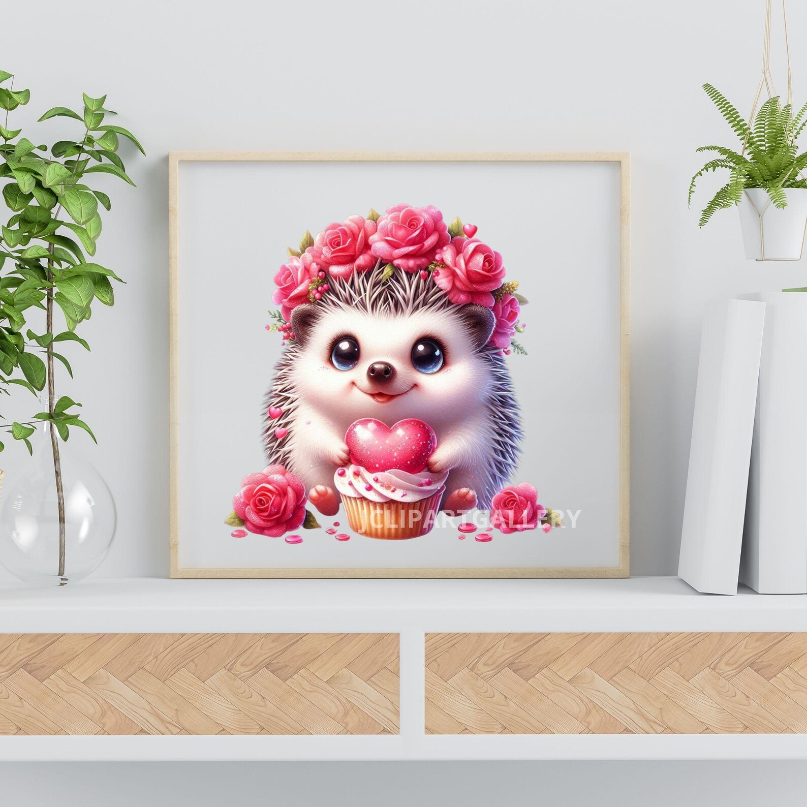 Valentine Porcupine Png Clipart Bundle, Cute Porcupine Png for ...