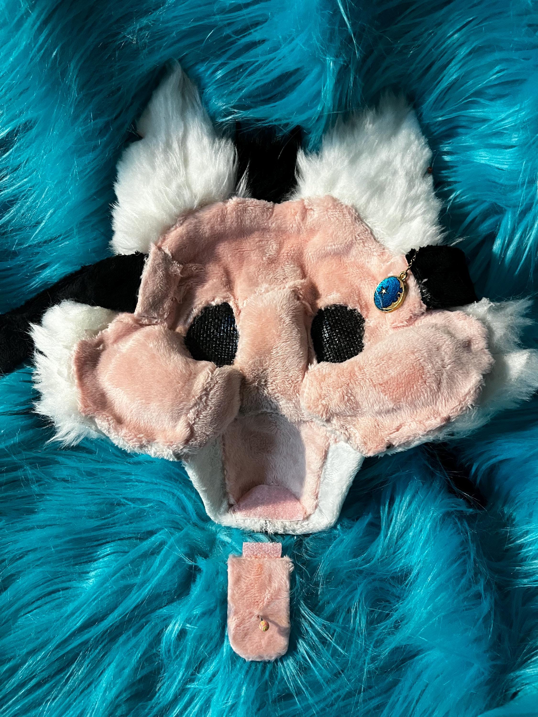 BIG PRICE Drop-arctic Fox, Therian Mask, Furry Halloween Costume ...