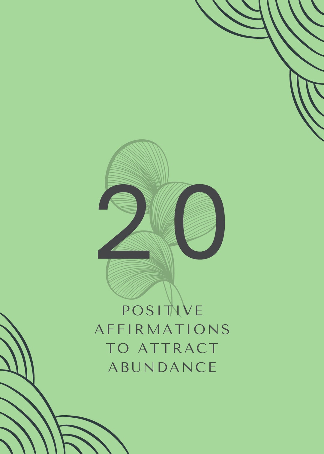 20 Affirmation Cards - Etsy