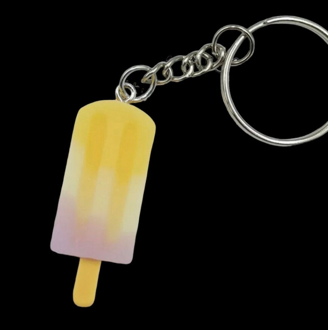 Super Cute Popsicle Keychain in Blue/purple Yellow/pink or - Etsy