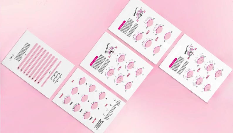 Lash Extension Mapping - Lash Map Training Guide - Lash Maps Workbook ...