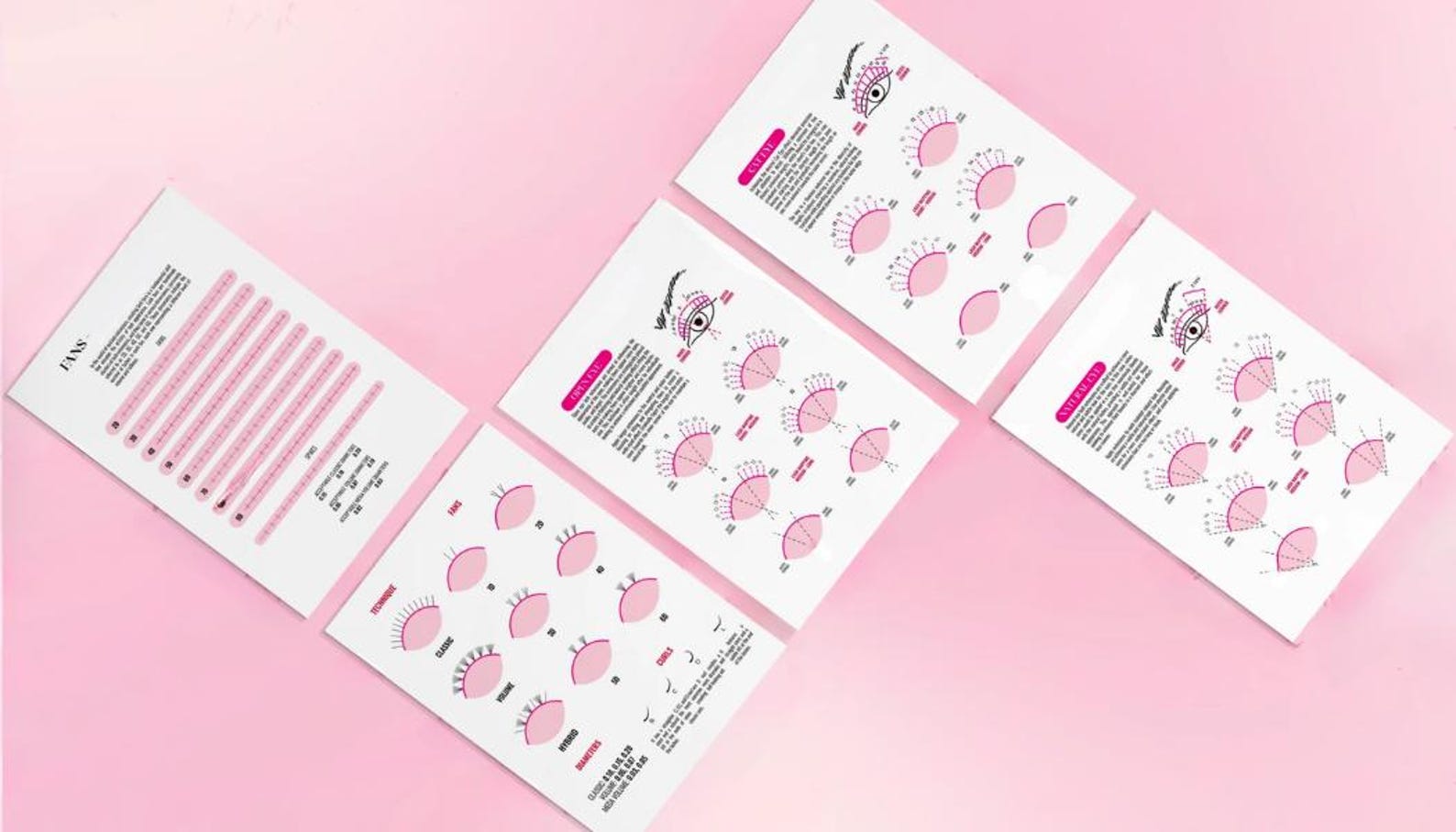 Lash Extension Mapping - Lash Map Training Guide - Lash Maps Workbook ...