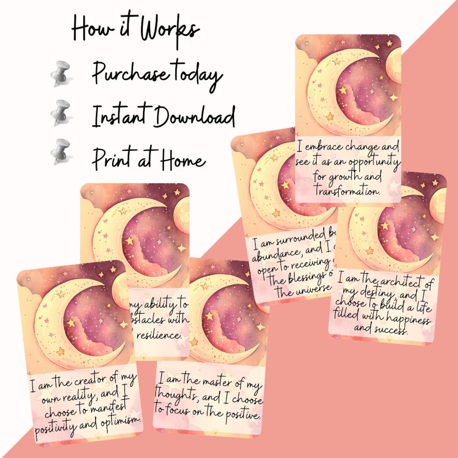 Positive Affirmation Cards | Inspiration Deck | Daily Positivity | Self ...