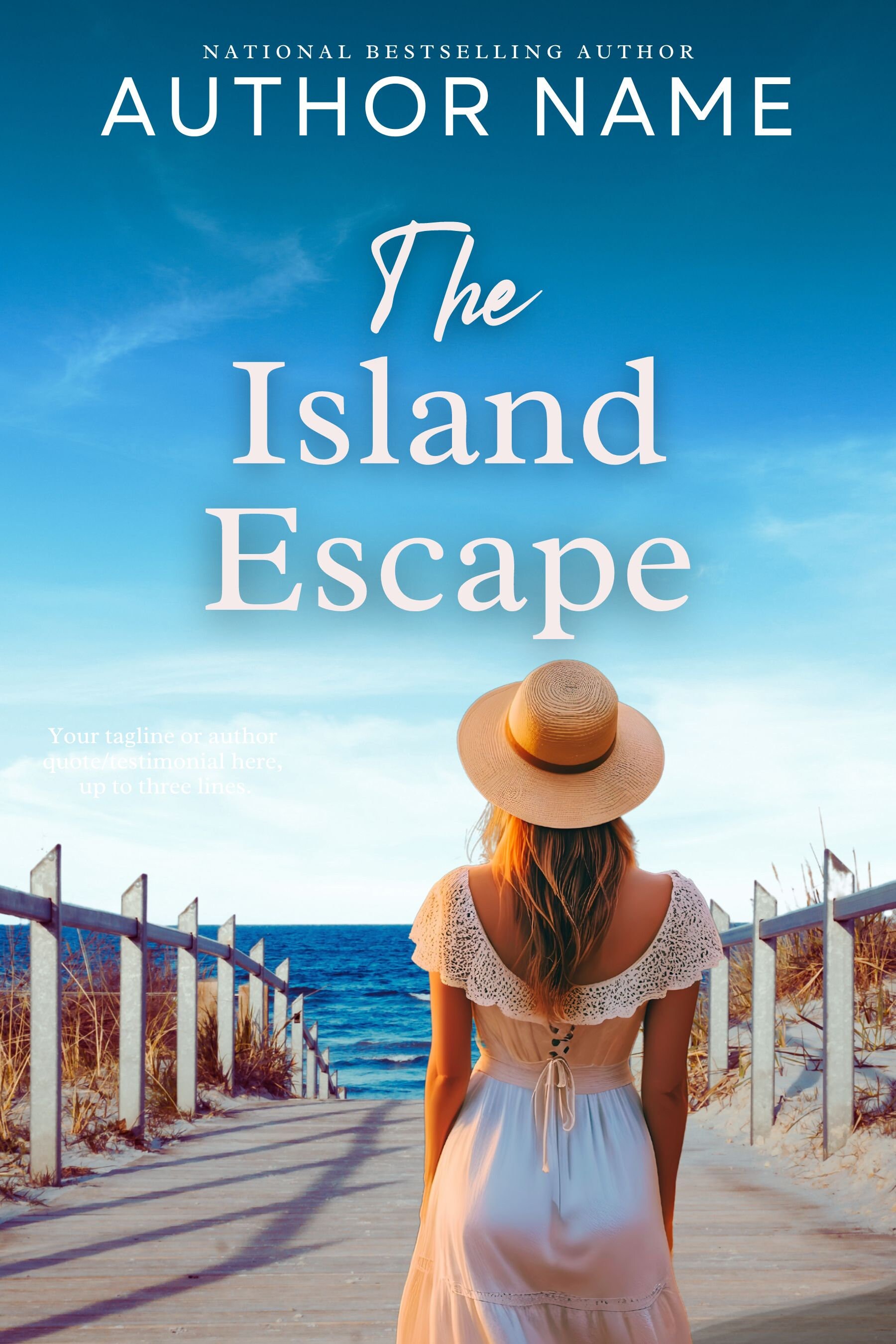 Premade Book Covers, Women's Fiction Covers, Beach-themed Book, Ebook ...