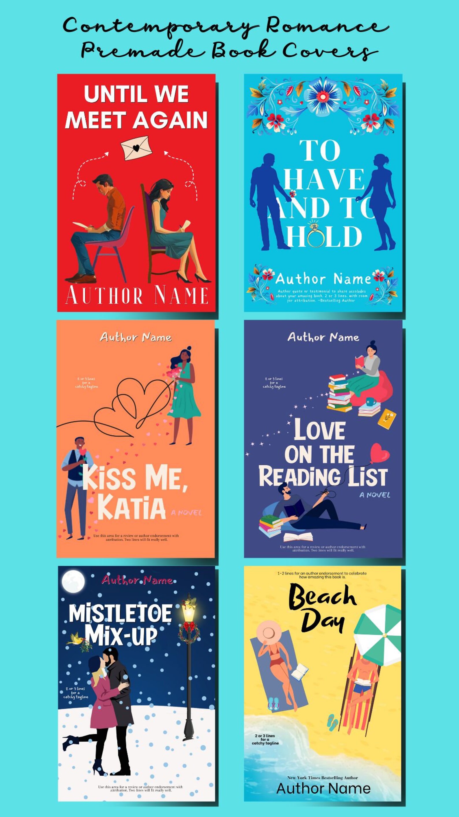 Premade Book Covers, Contemporary Romance Covers, Ebook Cover Design ...