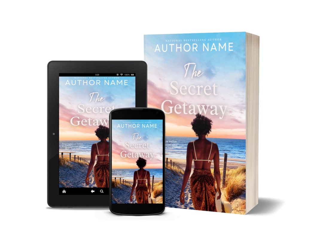 Premade Book Covers, Women's Fiction Covers, Beach-themed Book, Ebook ...
