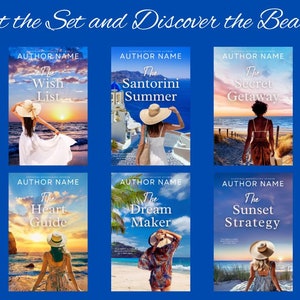 Premade Book Covers, Women's Fiction Covers, Beach-themed Book, Ebook ...