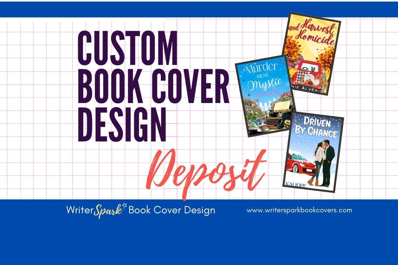 DEPOSIT, Custom Book Covers Design, Cozy Mystery, Romance Book Covers ...