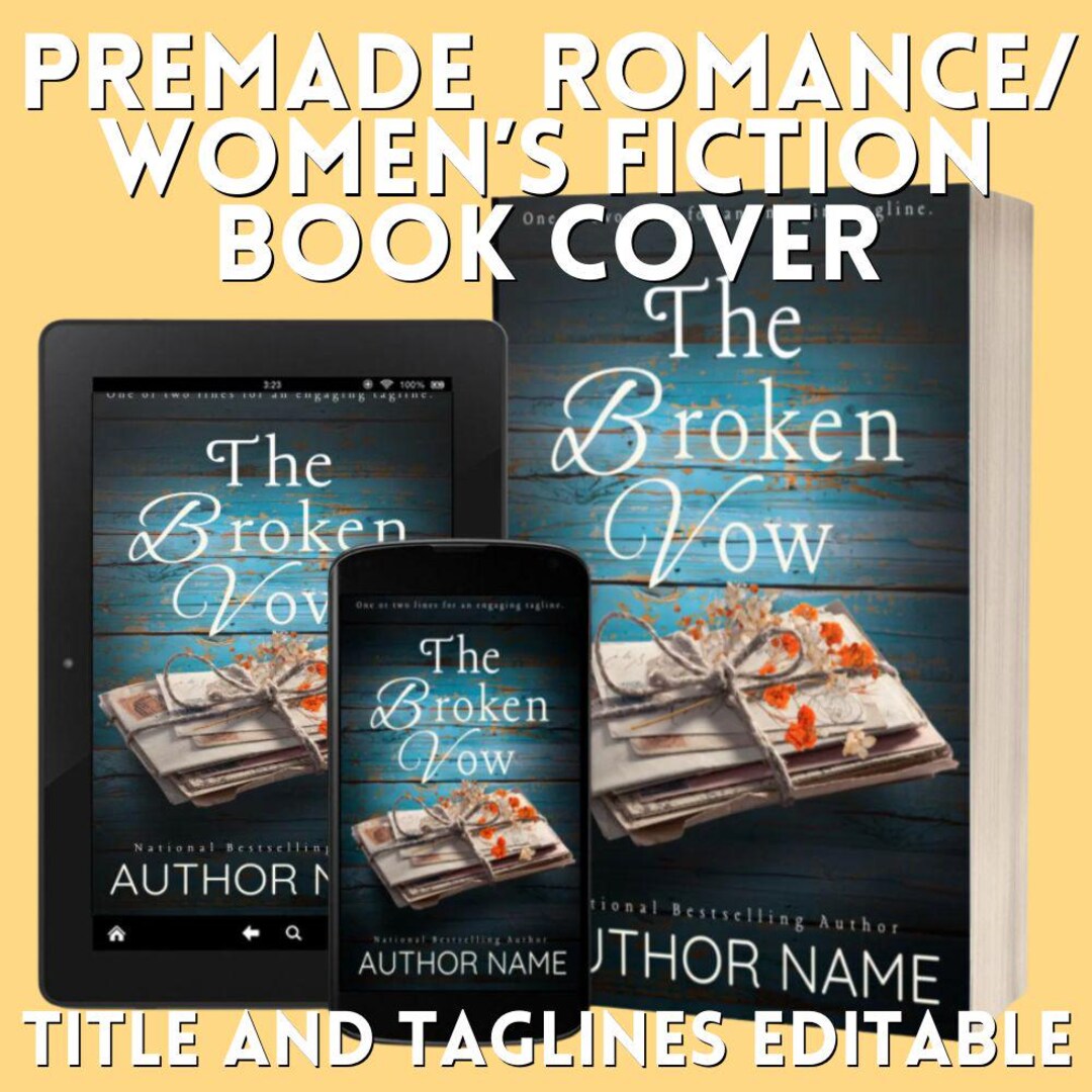 Premade Book Covers, Women's Fiction Covers, Historical Book Cover ...