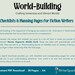 World-building Checklists and Planning Pages for Fiction Writers ...