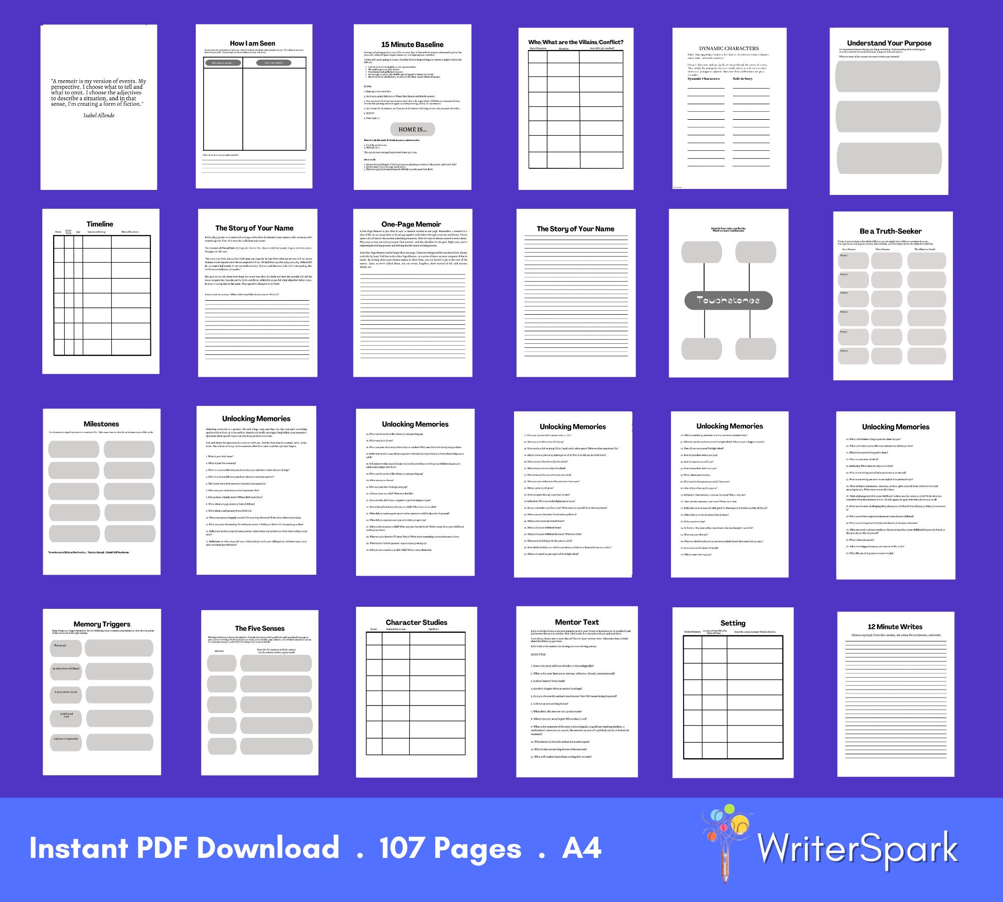Memoir Writing, Memoir Activities, Writing Memoirs, Autobiography ...