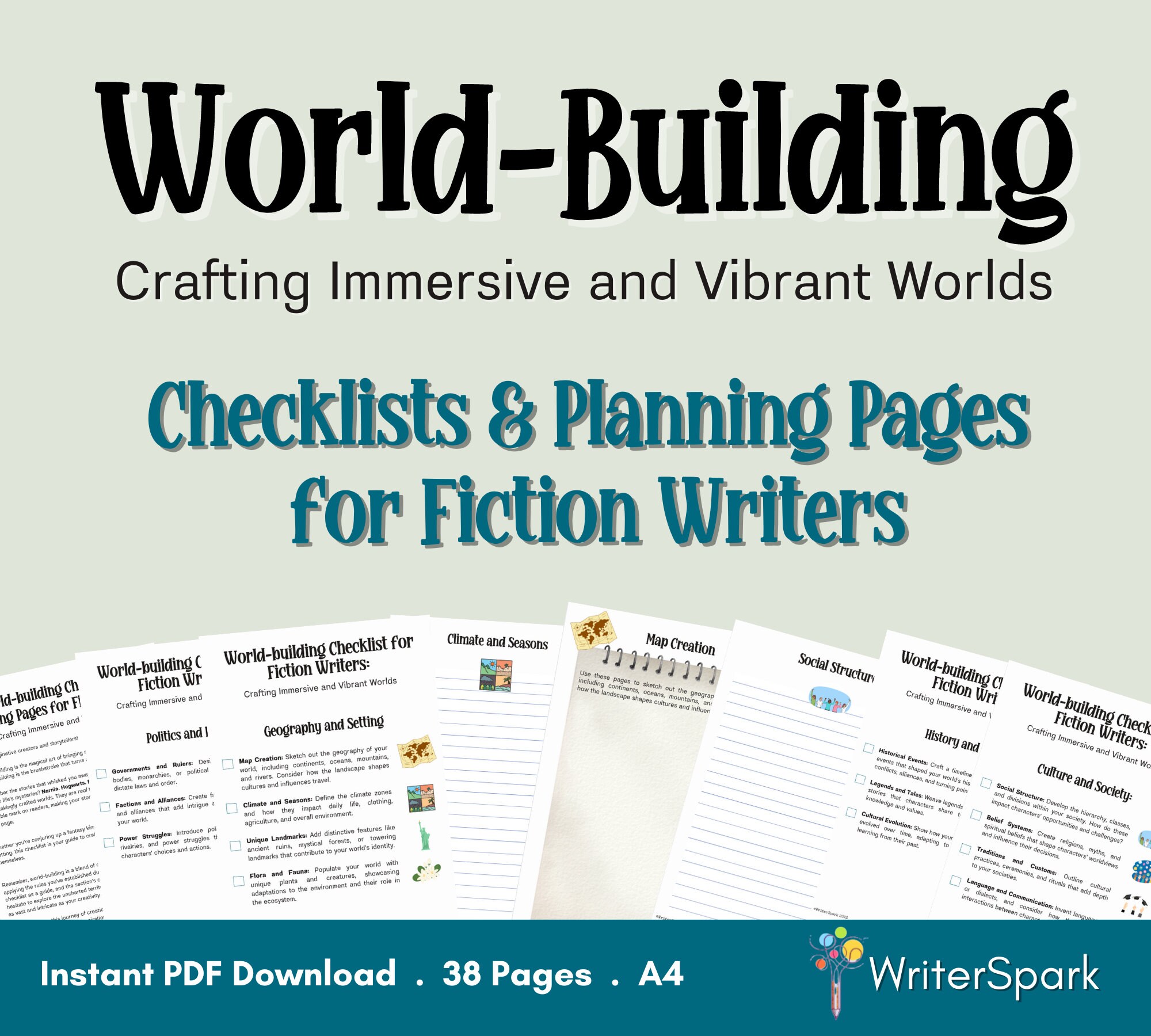 World-building | Story Planning for Writers | Planning Pages for ...