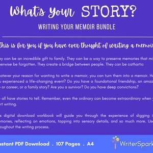 Memoir Writing, Memoir Activities, Writing Memoirs, Autobiography ...