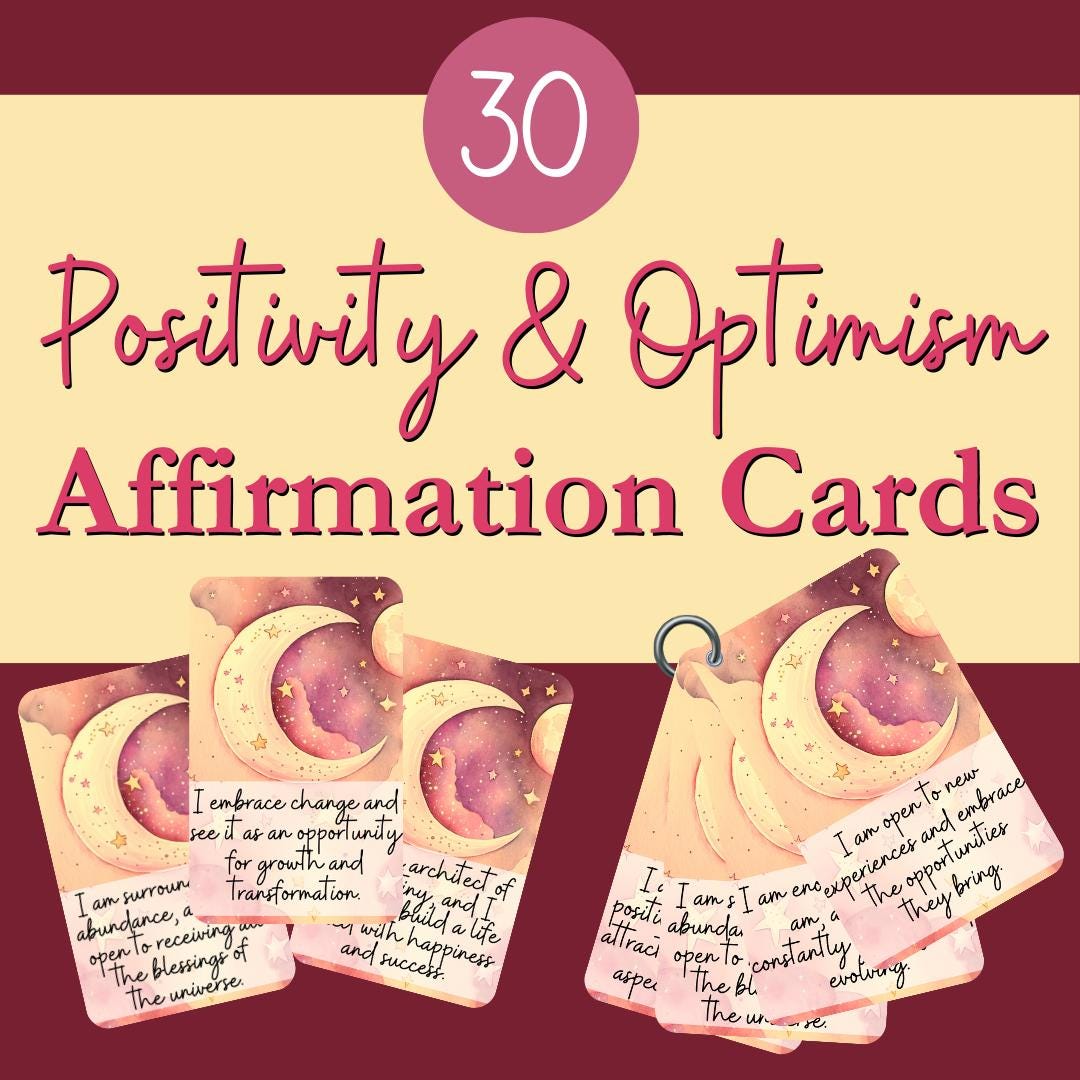 Positive Affirmation Cards | Inspiration Deck | Daily Positivity | Self ...