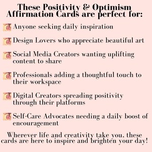 Positive Affirmation Cards | Inspiration Deck | Daily Positivity | Self ...