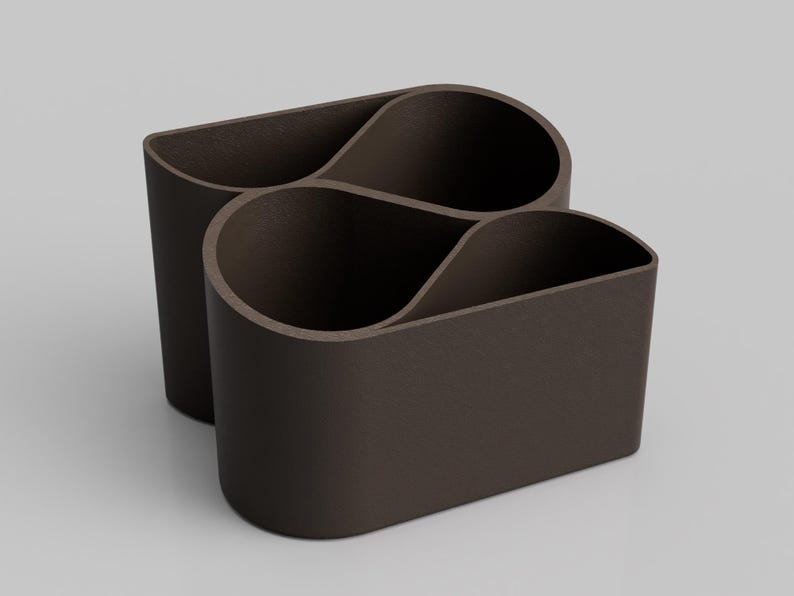 Curved Desk Organiser .stl File for 3D Printing - Etsy