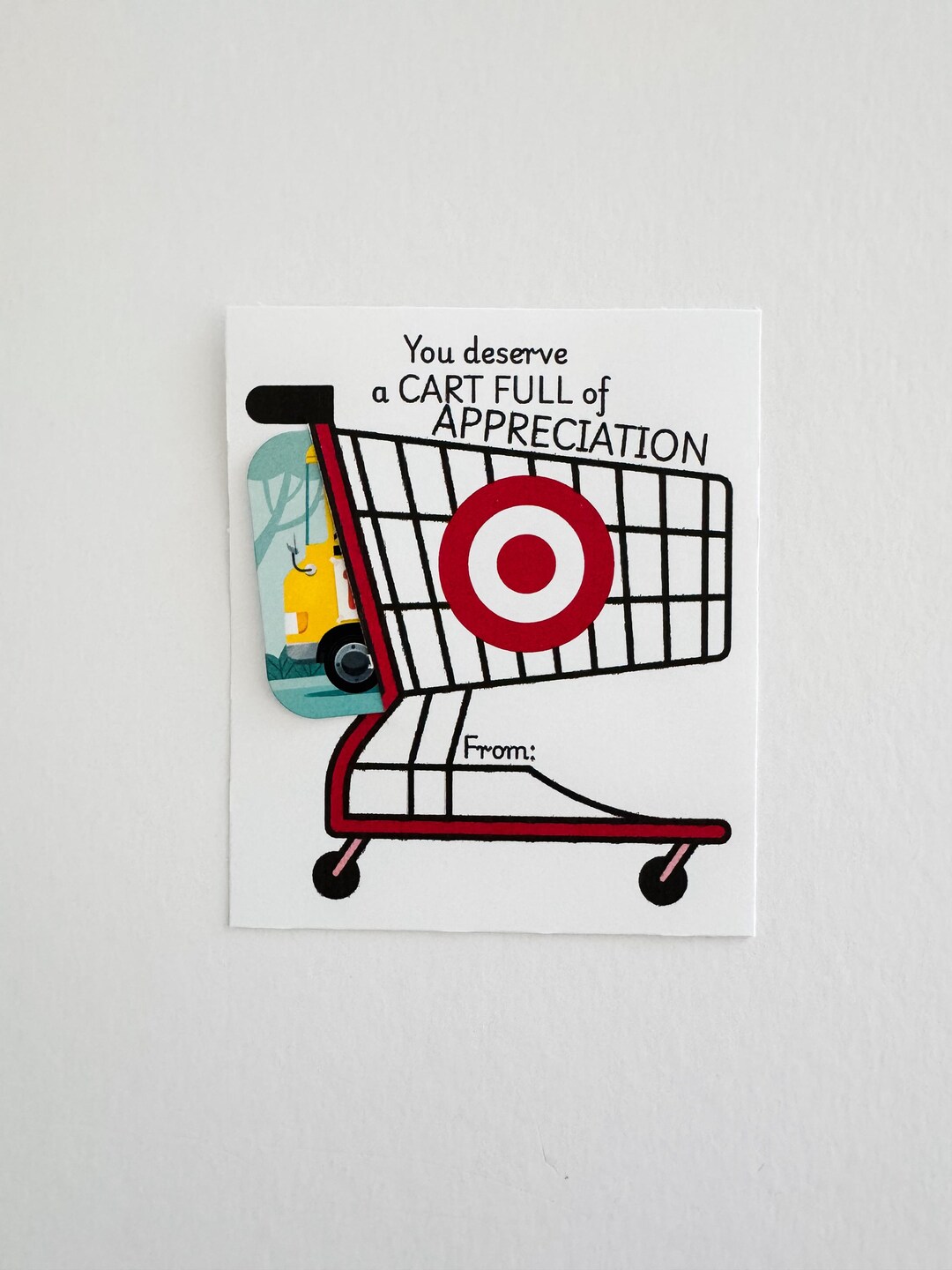 Printable Teacher Appreciation Tag, A CART Full of APPRECIATION, Gift ...