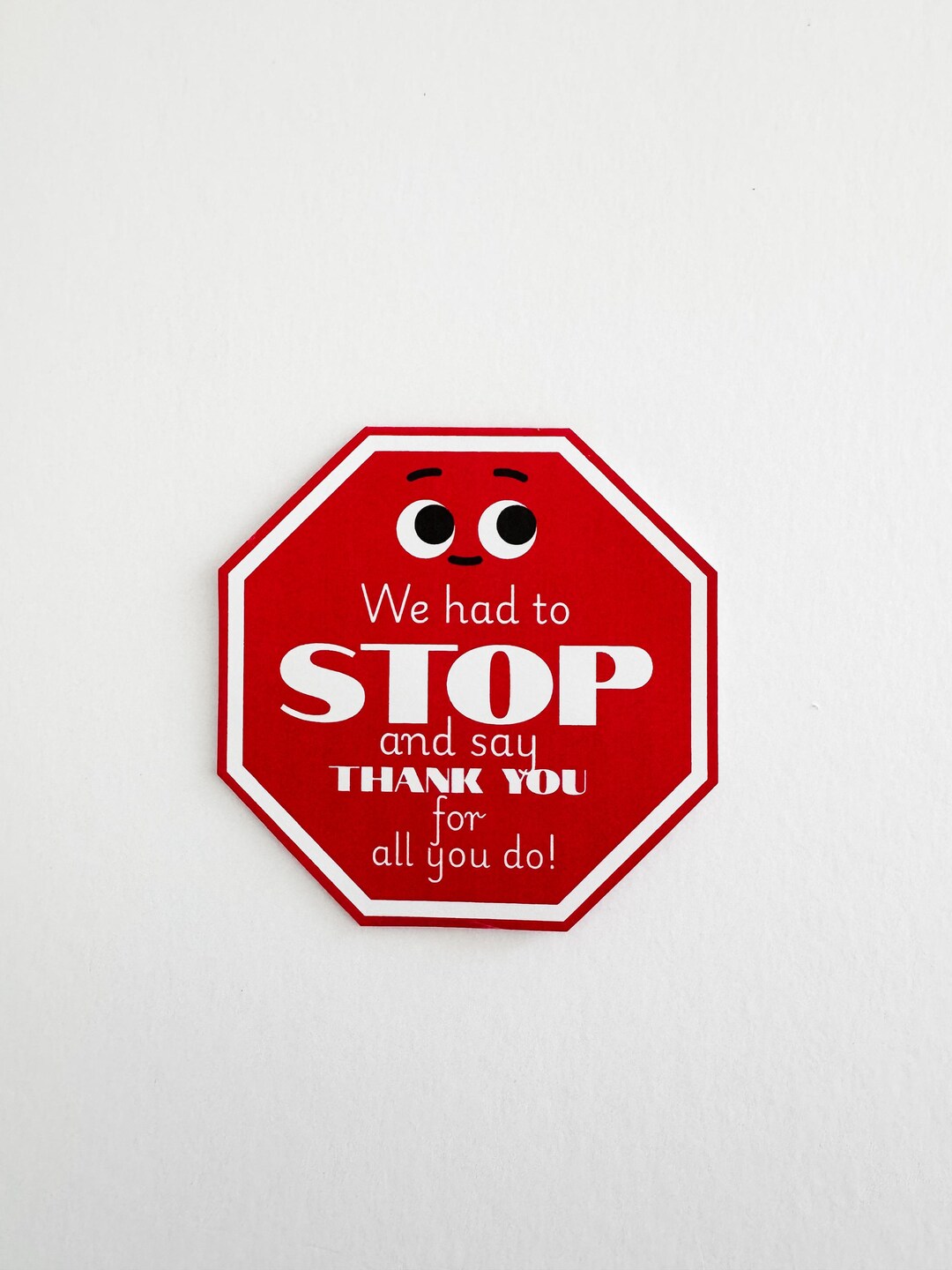 Printable Teacher Appreciation Card, Stop and Say Thank You- Teacher ...