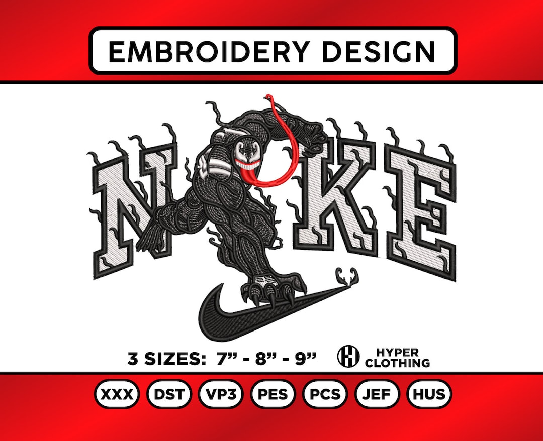 Venom Embroidery Design, Digital File, Instant Download - Etsy
