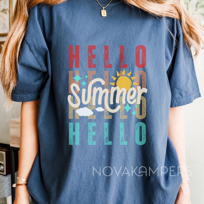 Hello Summer Shirt - Etsy
